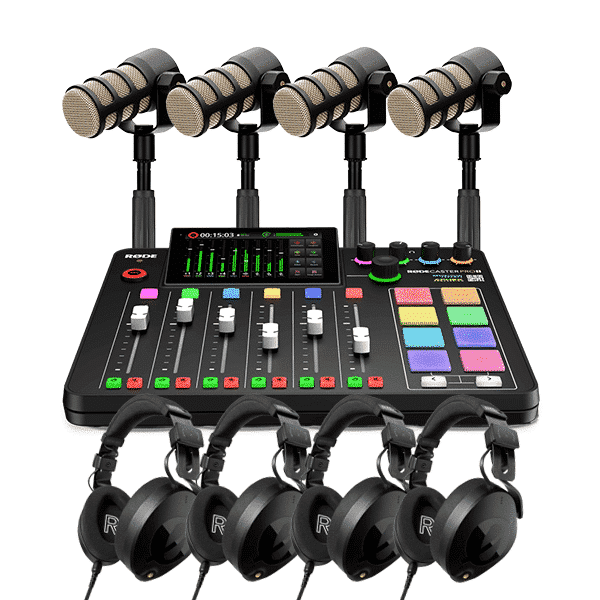 Rode RodeCaster Pro II – Podcast Kit - Ostron
